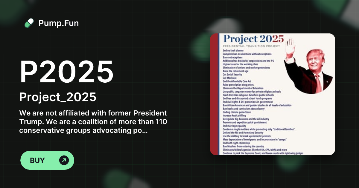 Project_2025 (P2025) - Pump