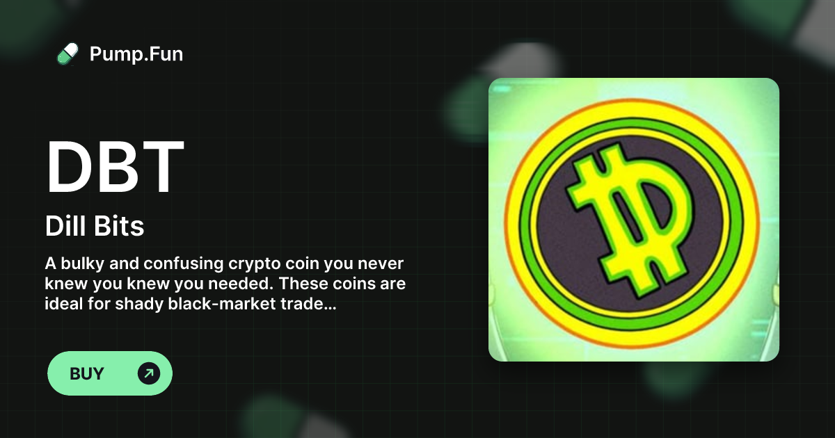 Dill Bits (DBT) - Pump