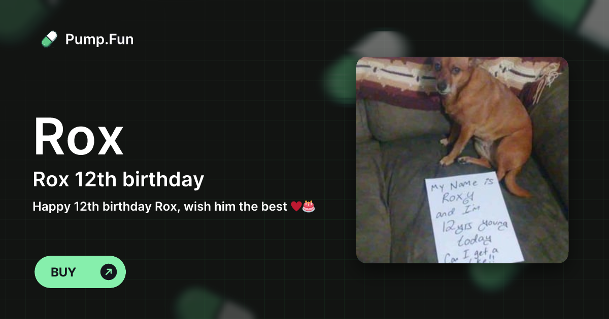 Rox 12th birthday (Rox) - Pump