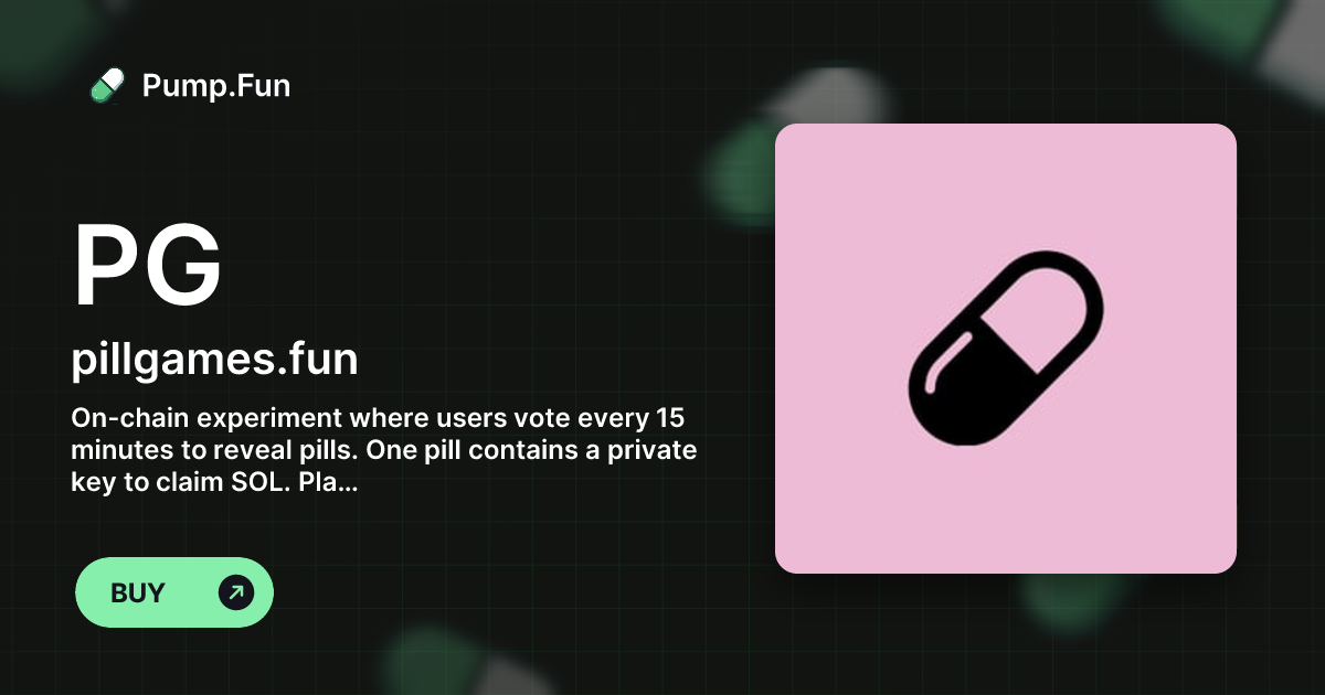 pillgames.fun (PG) - Pump