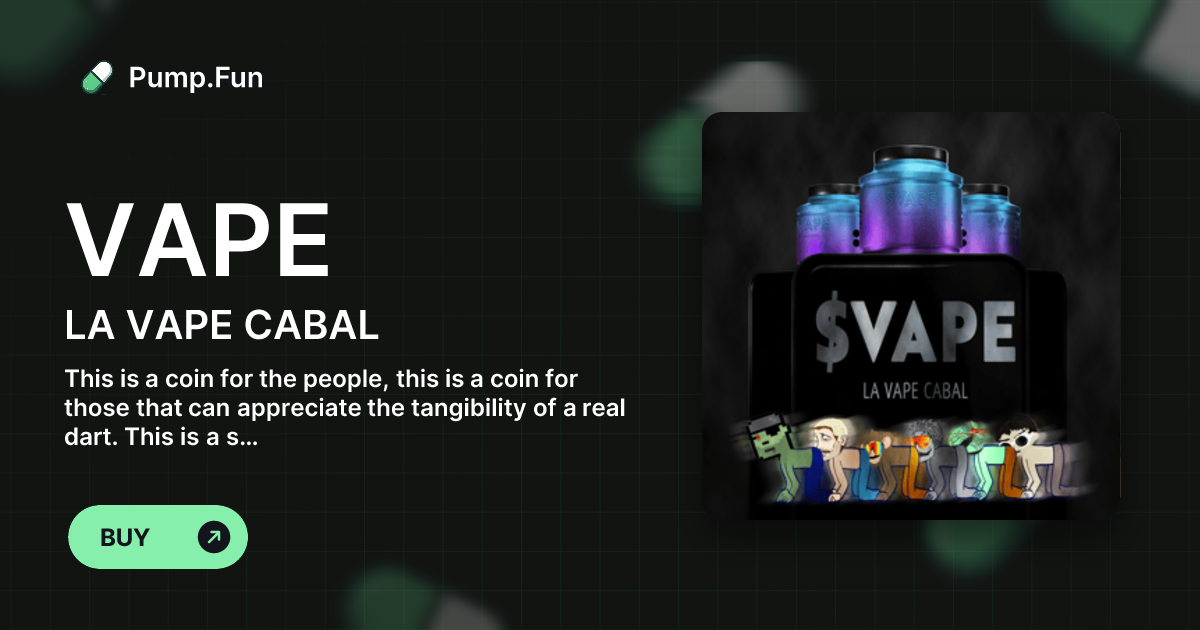 LA VAPE CABAL (VAPE) - Pump