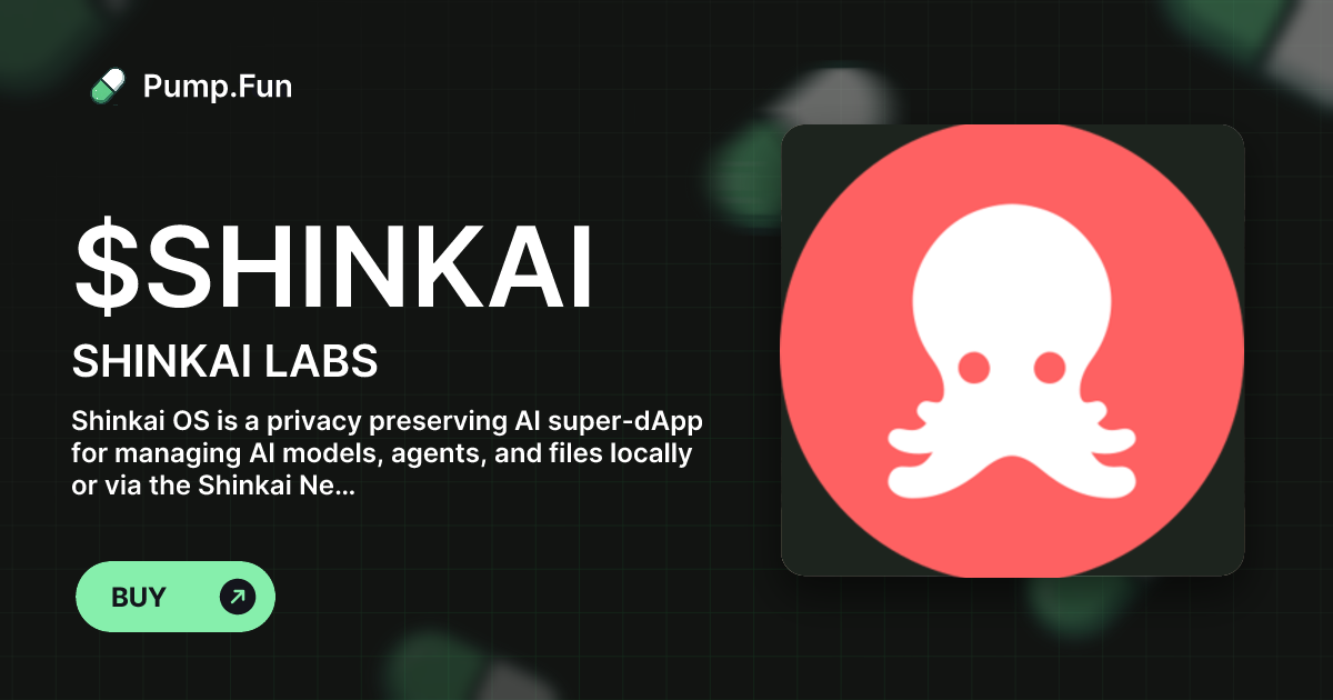 SHINKAI LABS ($SHINKAI) - Pump