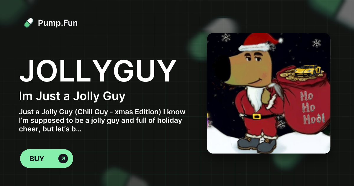 Im Just a Jolly Guy (JOLLYGUY) - Pump