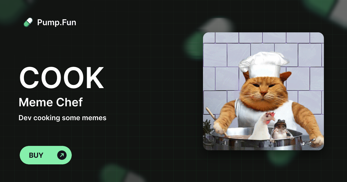 Meme Chef (COOK) - Pump