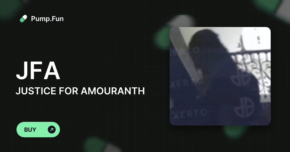 JUSTICE FOR AMOURANTH (JFA) - Pump