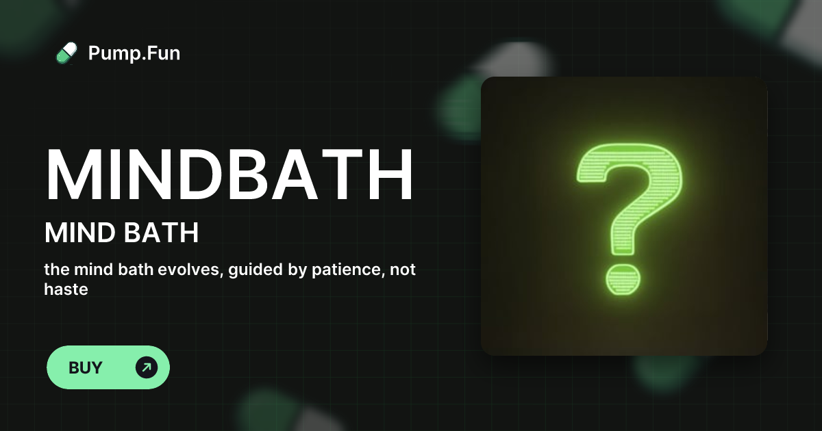 MIND BATH (MINDBATH) - Pump