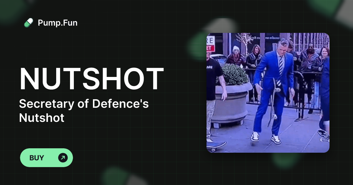 Secretary of Defence's Nutshot (NUTSHOT) - Pump
