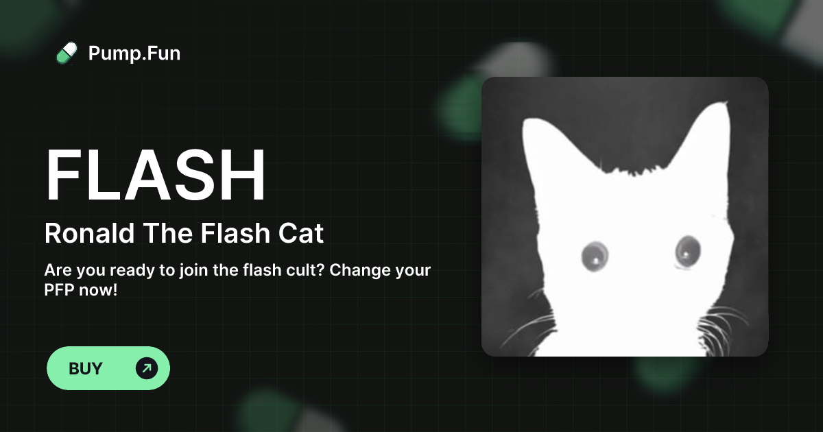 Ronald The Flash Cat (FLASH) - Pump