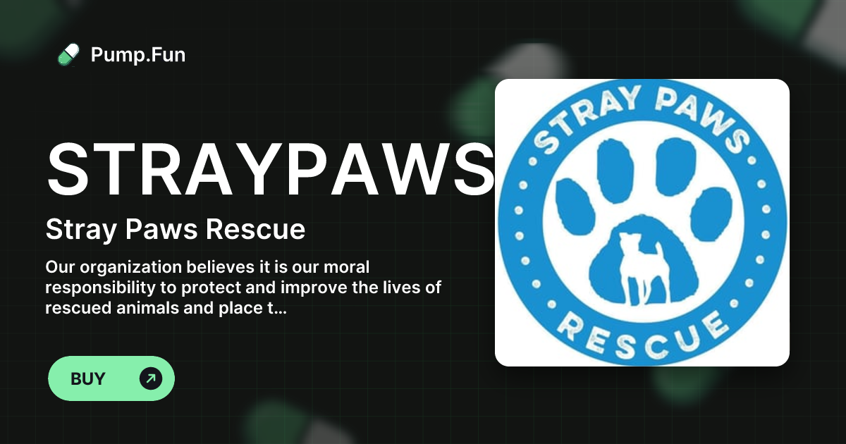 Stray Paws Rescue (STRAYPAWS) - Pump