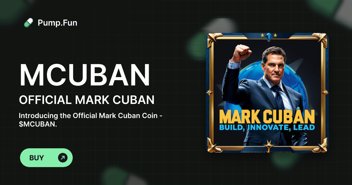 OFFICIAL MARK CUBAN (MCUBAN) - Pump