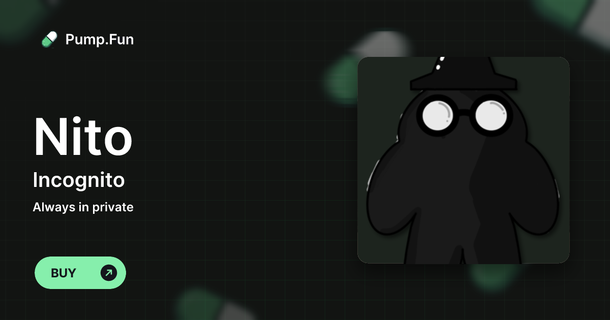 Incognito (Nito) - Pump