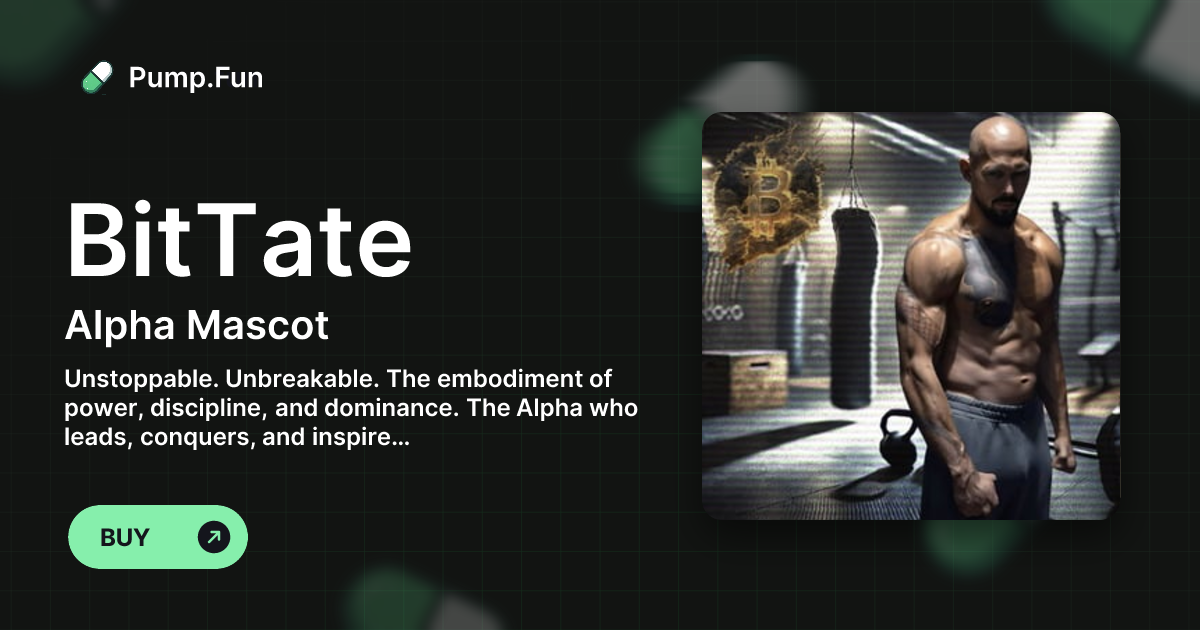 Alpha Mascot (BitTate) - Pump