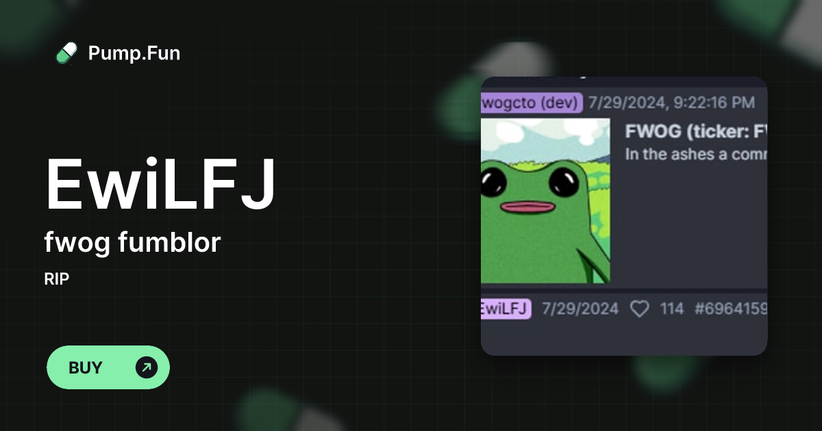 fwog fumblor (EwiLFJ) - Pump
