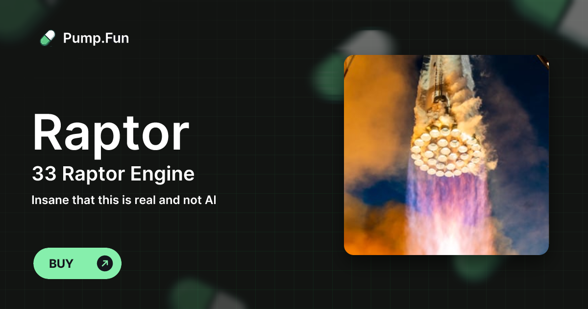 33 Raptor Engine (Raptor) - Pump
