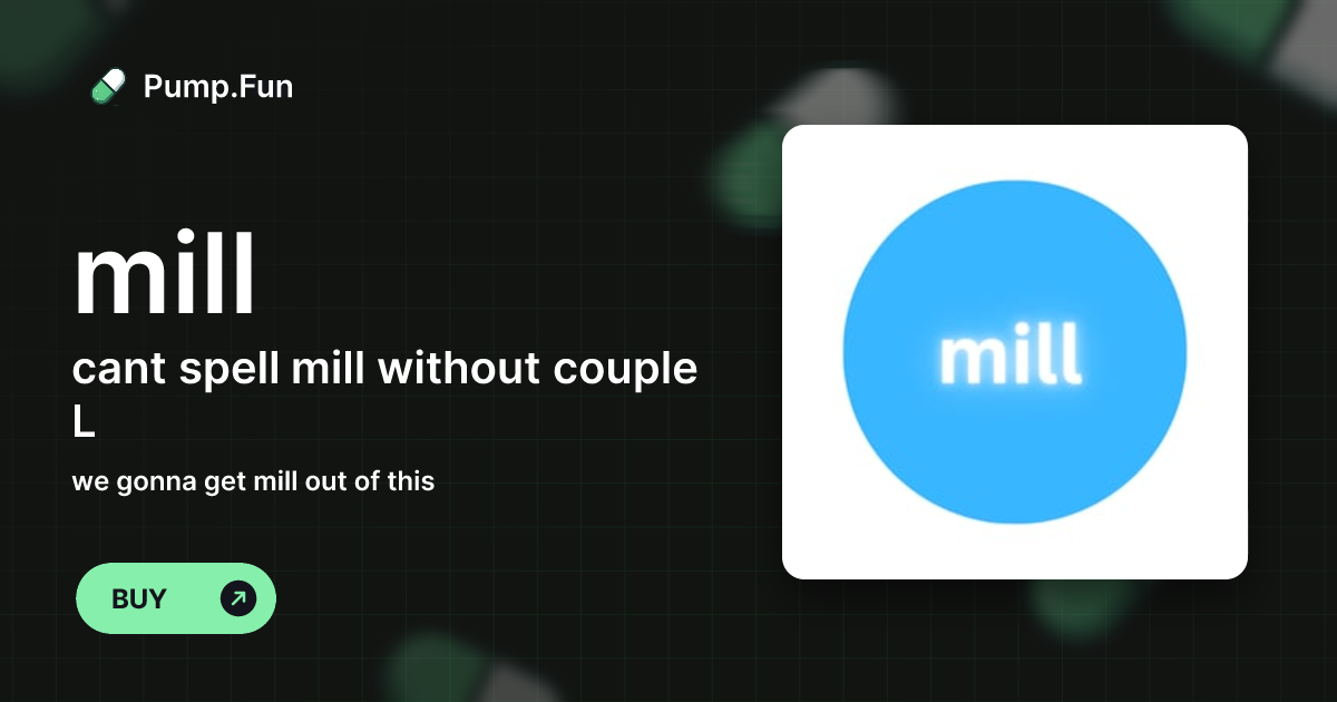 cant spell mill without couple L (mill) - Pump