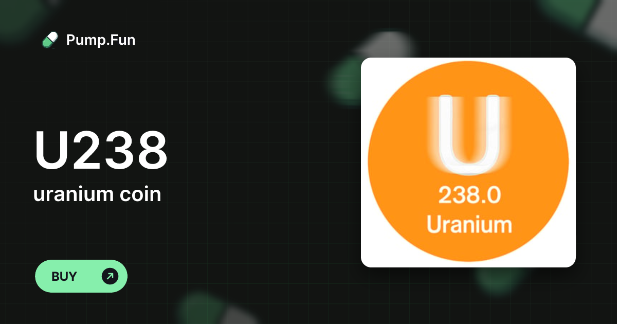 uranium coin (U238) - Pump