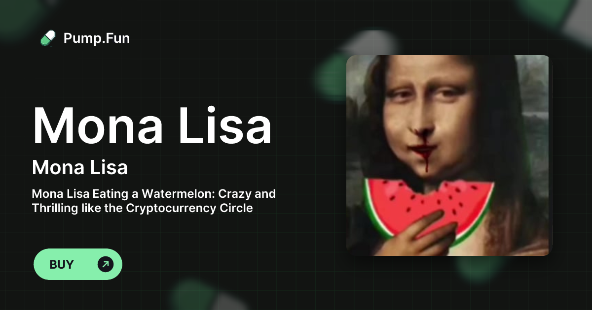 Mona Lisa (Mona Lisa) - Pump