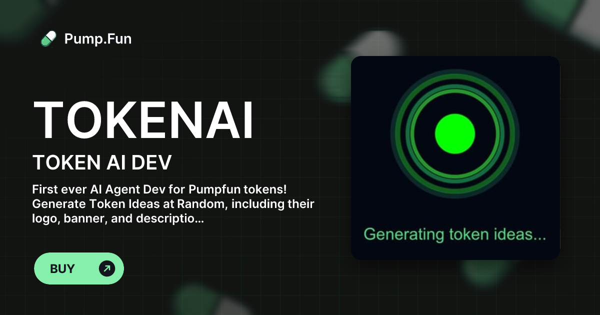 TOKEN AI DEV (TOKENAI) - Pump