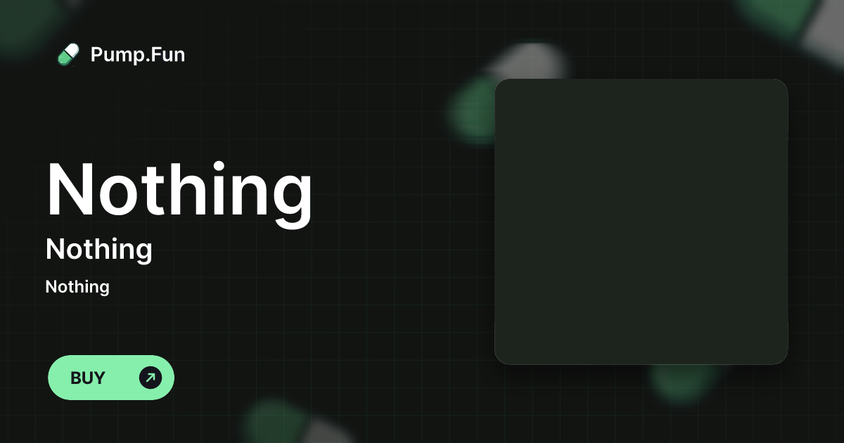 Nothing (Nothing) - Pump