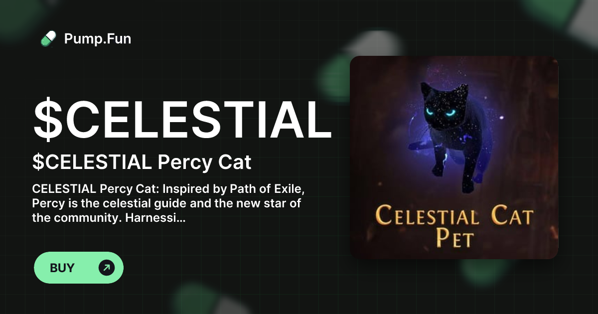 $CELESTIAL Percy Cat ($CELESTIAL) - Pump
