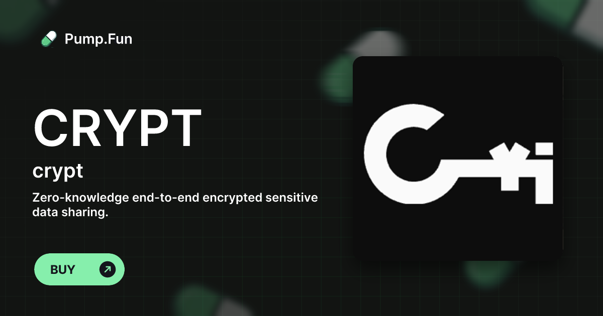 crypt (CRYPT) - Pump