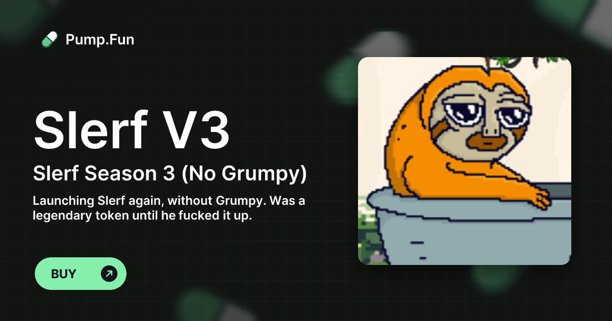Slerf Season 3 (No Grumpy) (Slerf V3) - Pump