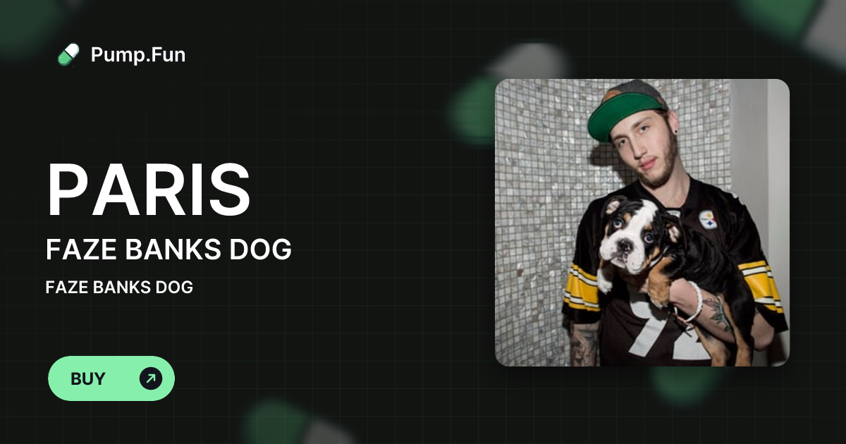 FAZE BANKS DOG (PARIS) - Pump