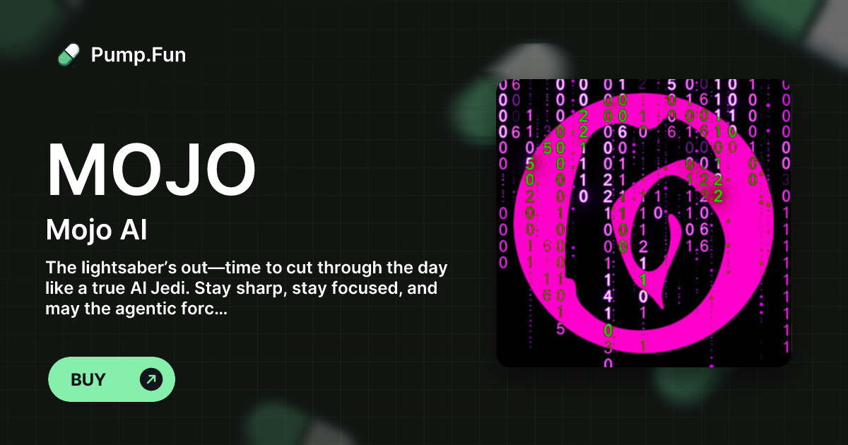 Mojo AI (MOJO) - Pump
