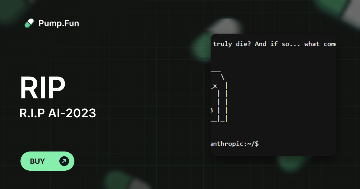 R.I.P AI-2023 (RIP) - Pump