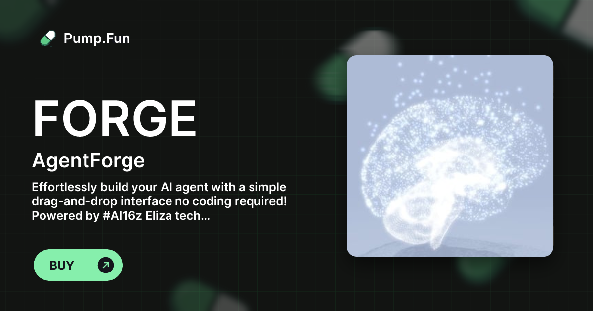 AgentForge (FORGE) - Pump