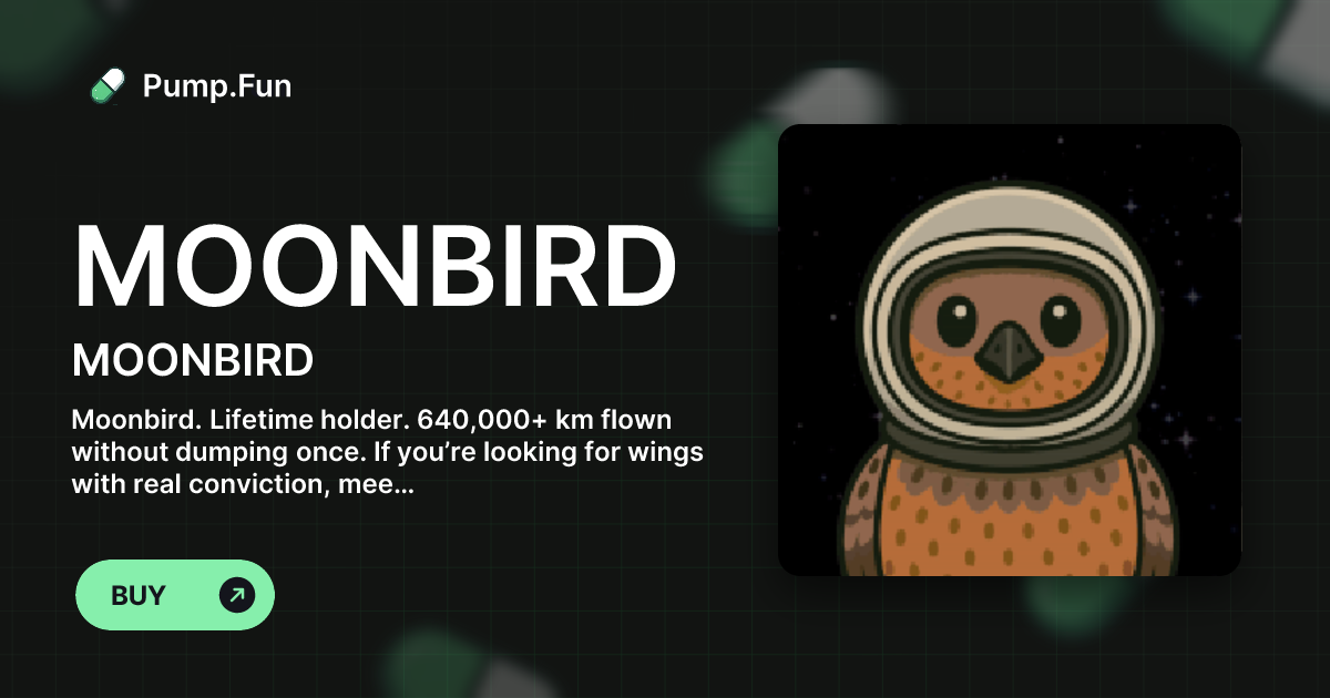 MOONBIRD (MOONBIRD) - Pump