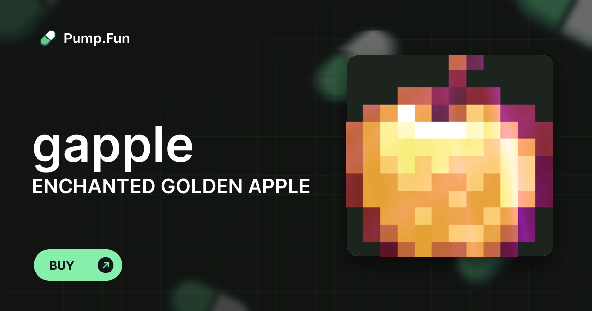 ENCHANTED GOLDEN APPLE (gapple) - Pump