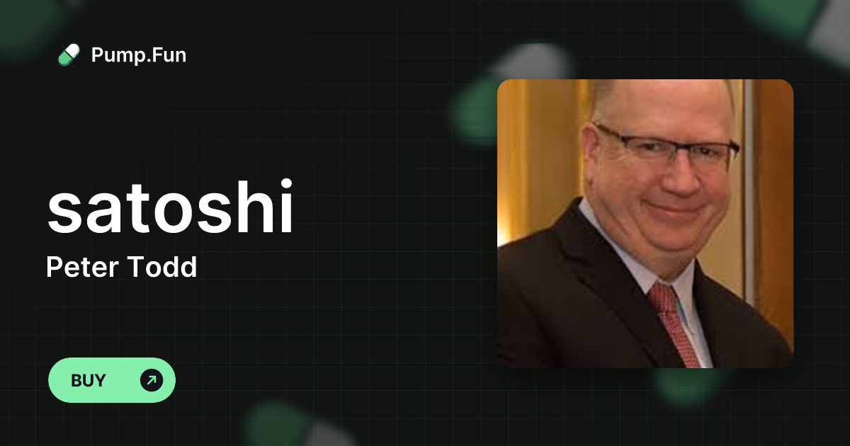 Peter Todd (satoshi) - Pump