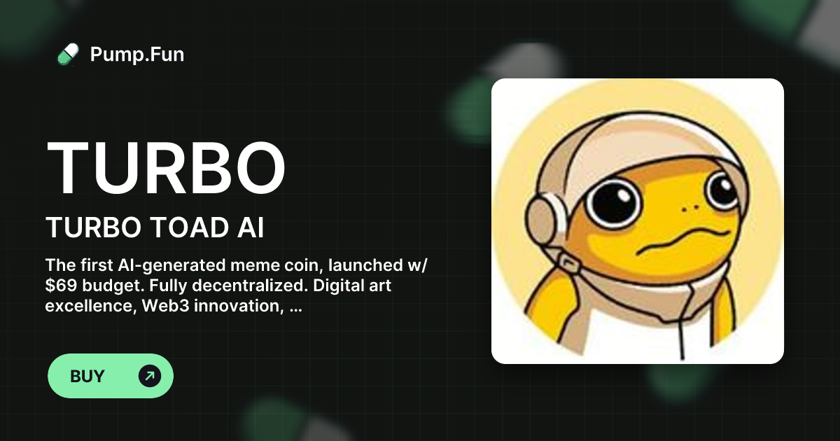 TURBO TOAD AI (TURBO) - Pump