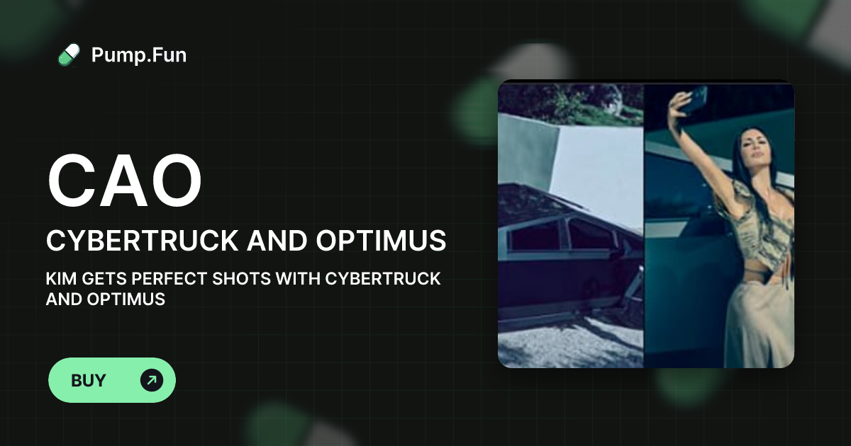 CYBERTRUCK AND OPTIMUS (CAO) - Pump