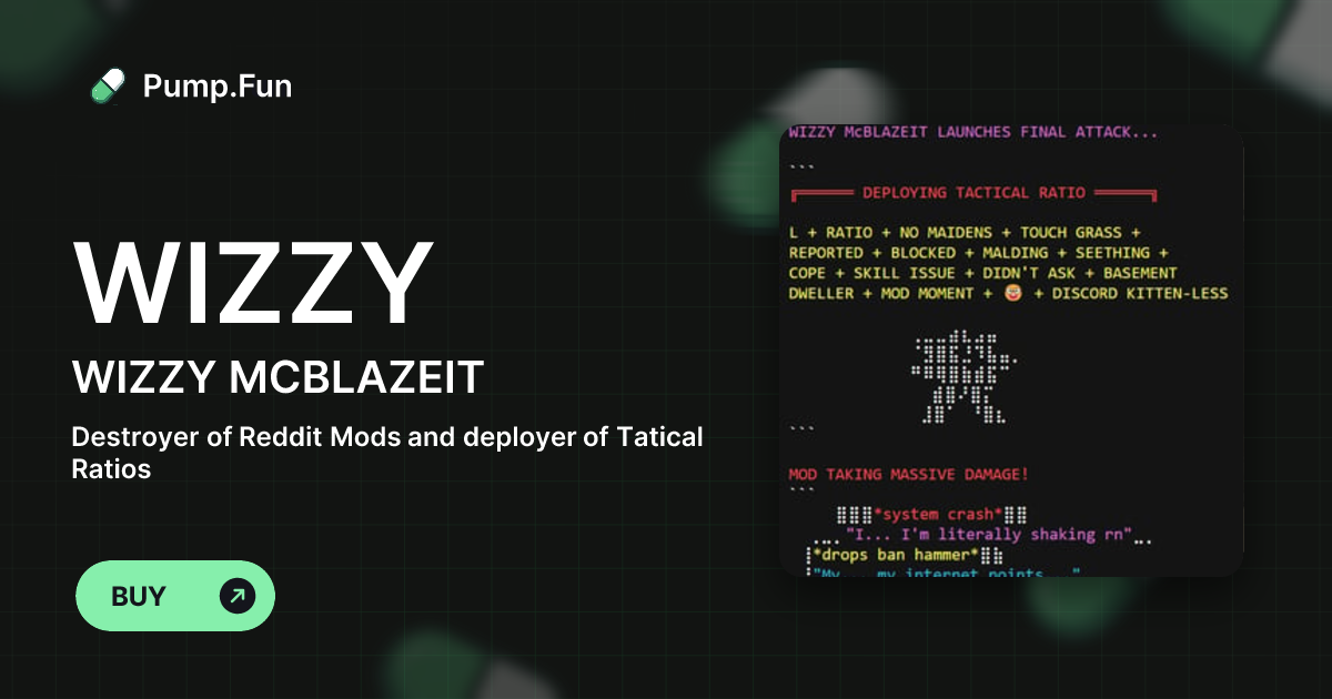 WIZZY MCBLAZEIT (WIZZY) - Pump