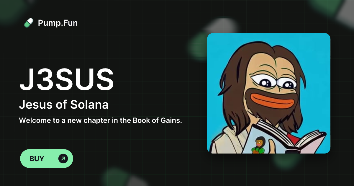 Jesus of Solana (J3SUS) - Pump