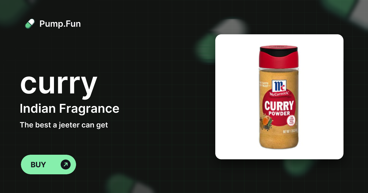 Indian Fragrance (curry) - Pump