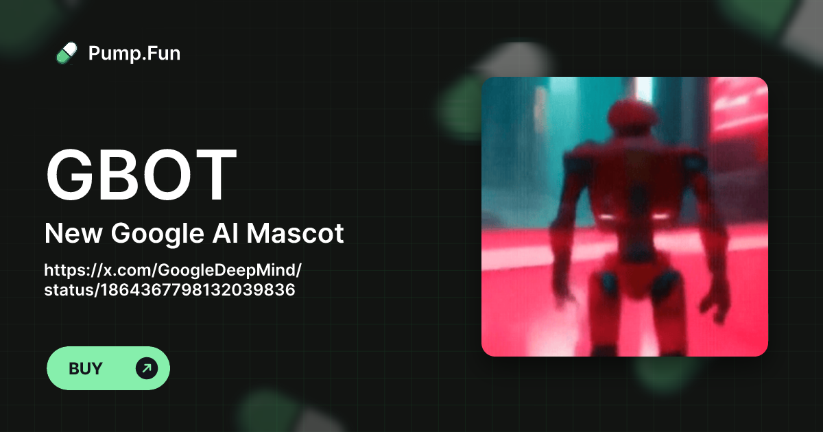 New Google AI Mascot (GBOT) - Pump