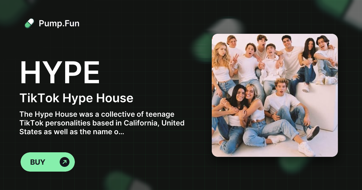 TikTok Hype House (HYPE) - Pump