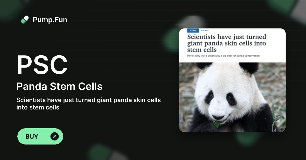 Panda Stem Cells (PSC) - Pump