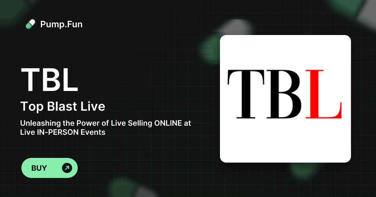 Top Blast Live (TBL) - Pump
