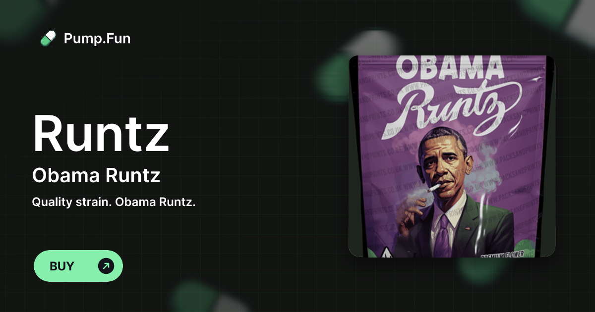Obama Runtz (Runtz) - Pump