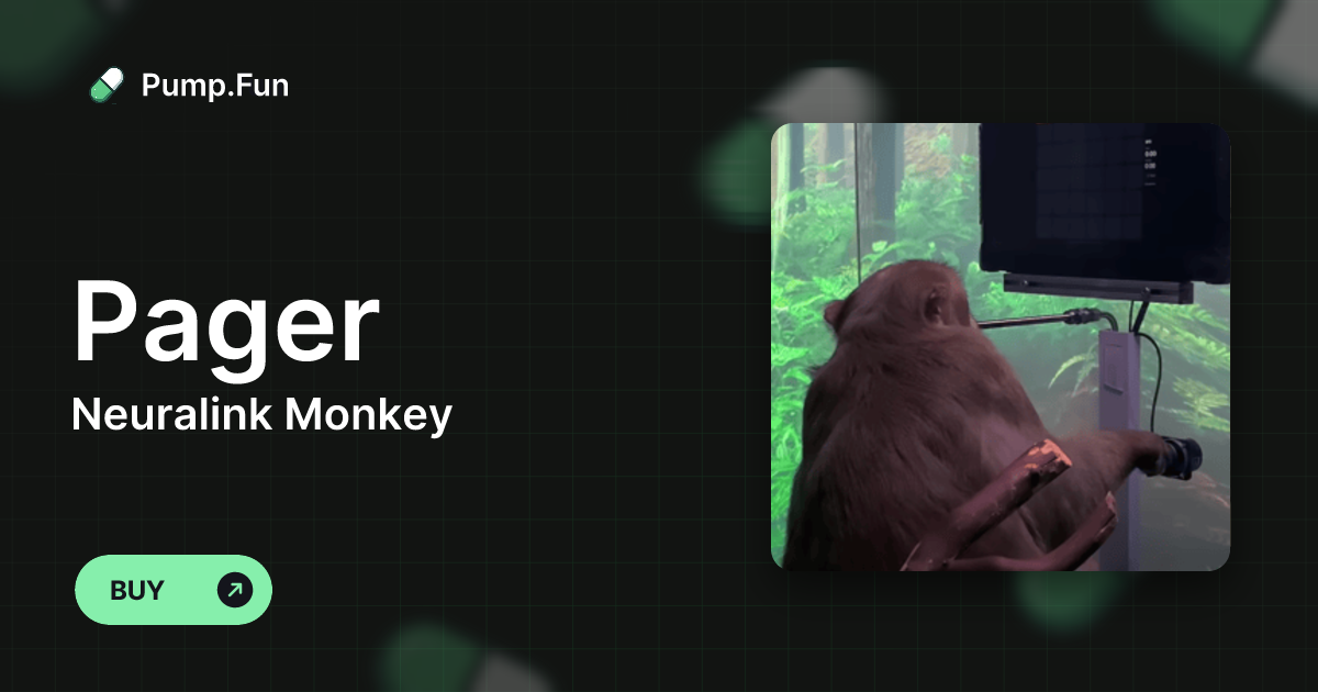 Neuralink Monkey (Pager) - Pump