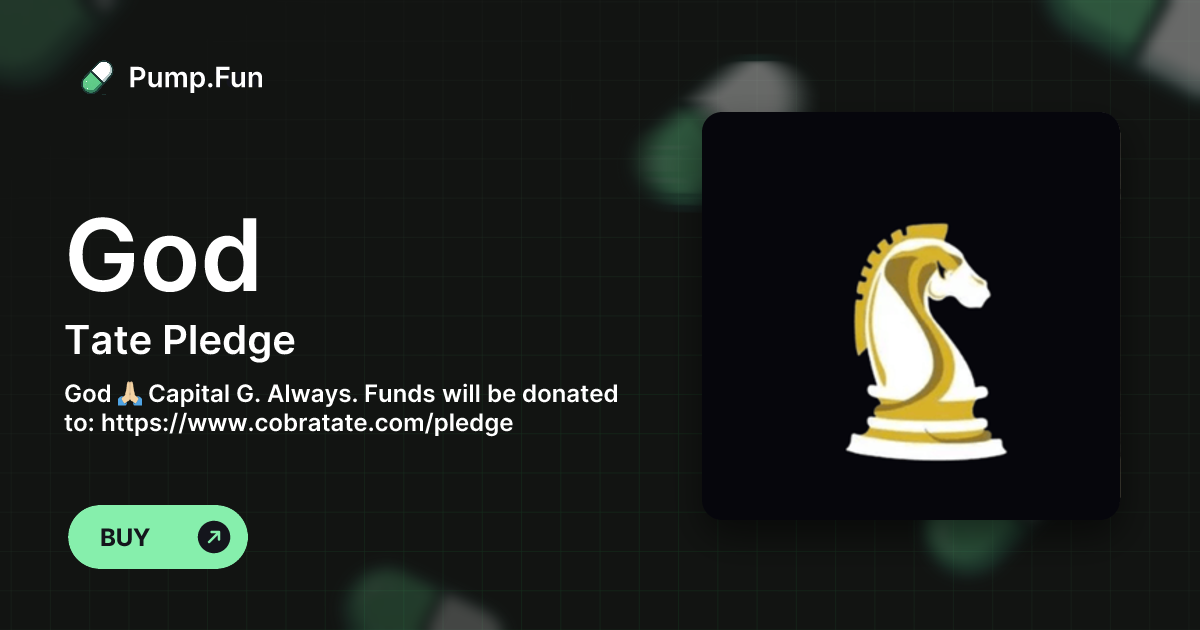 Tate Pledge (God) - Pump