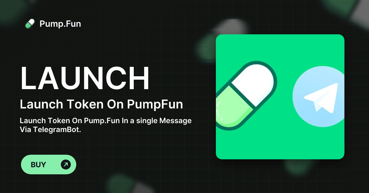 Launch Token On PumpFun (LAUNCH) - Pump