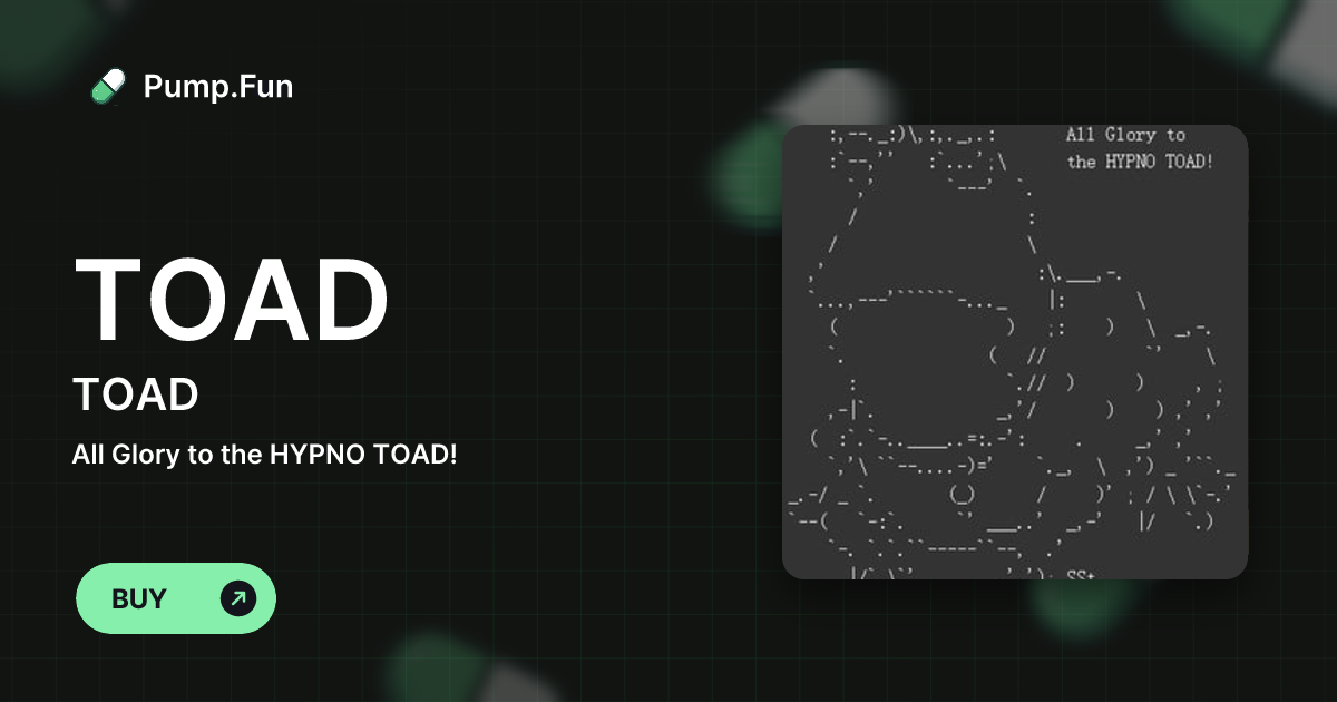 TOAD (TOAD) - Pump