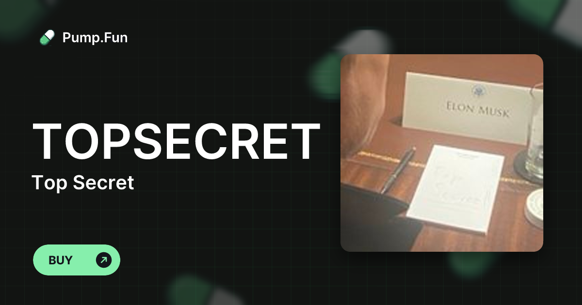 Top Secret (TOPSECRET) - Pump