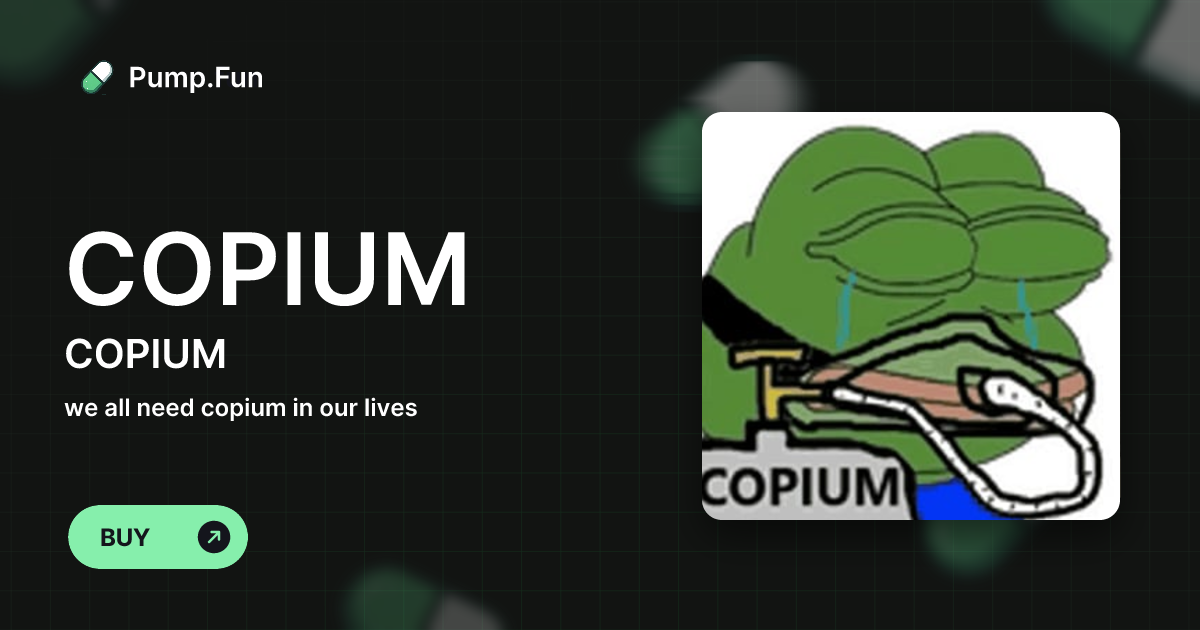 COPIUM (COPIUM) - Pump