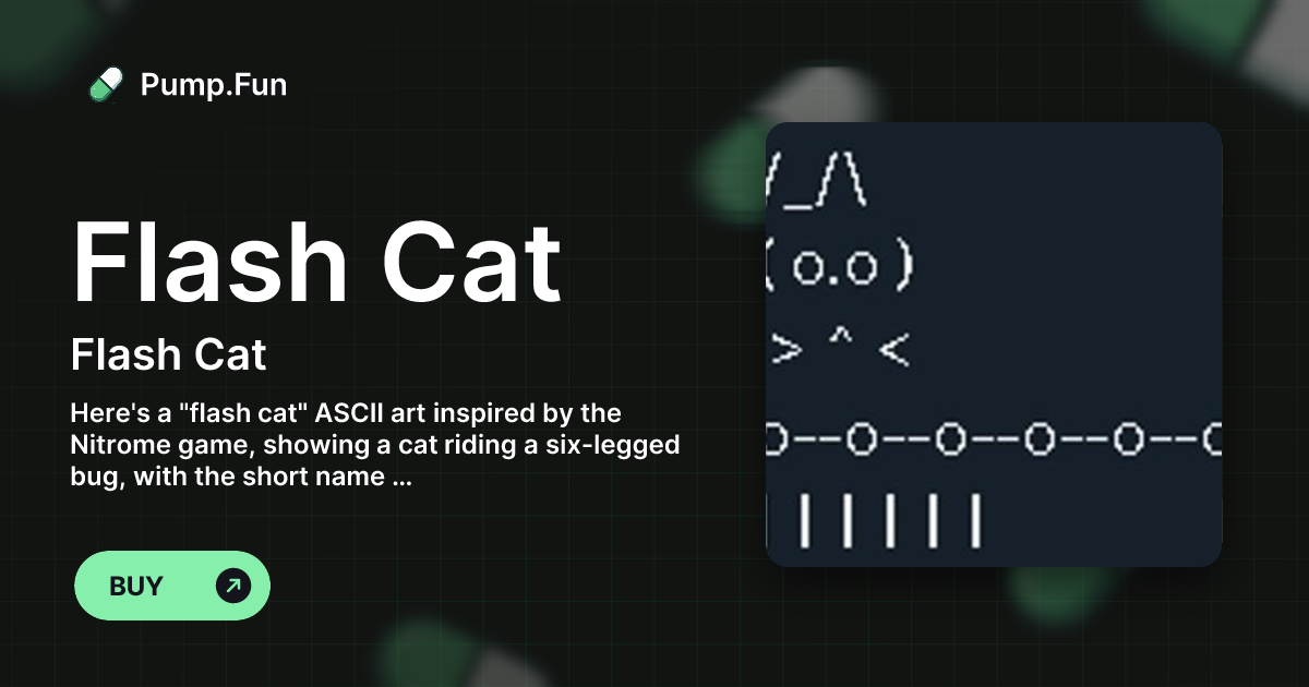 Flash Cat (Flash Cat) - Pump